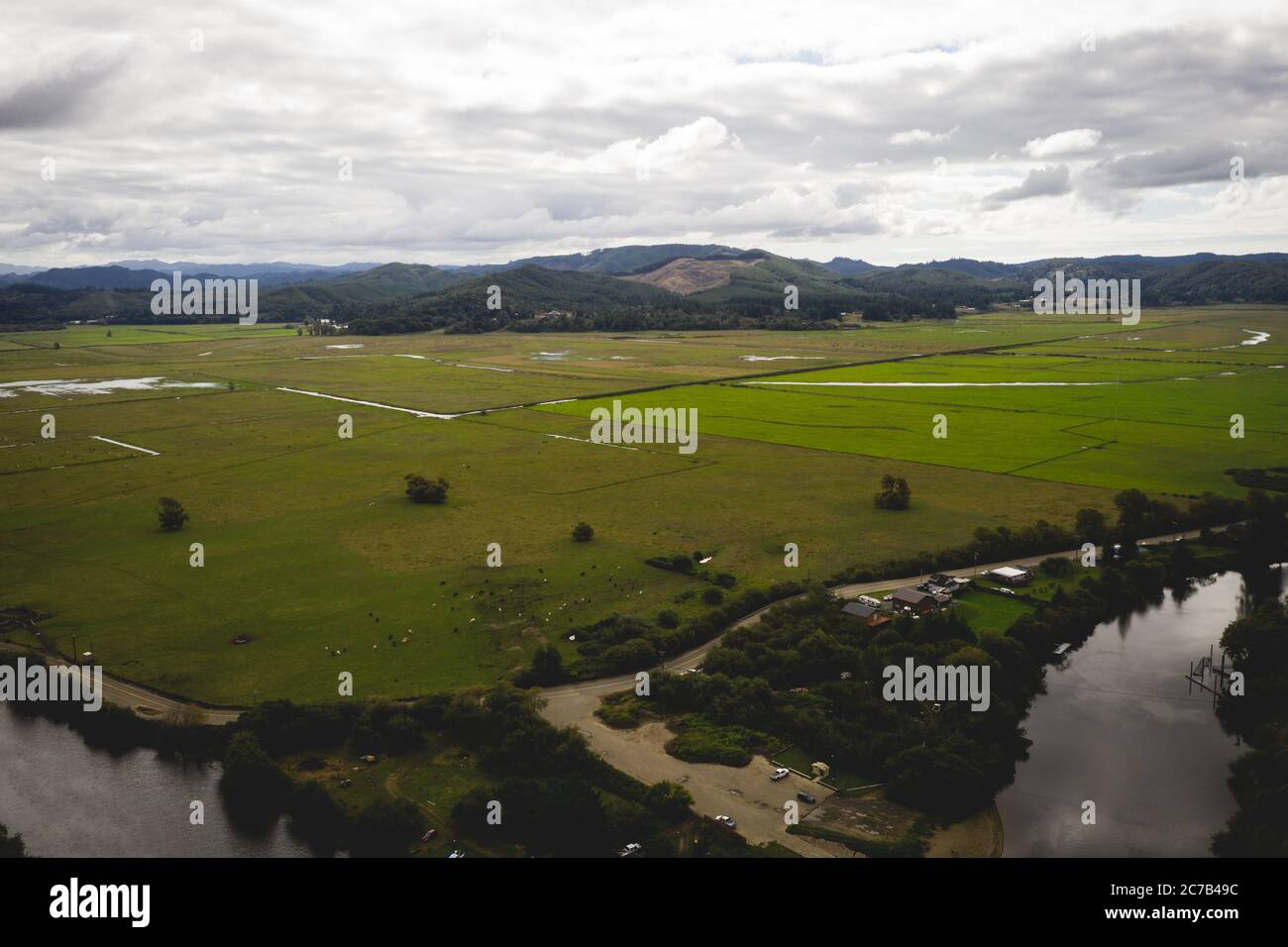Coquille river valley in hi-res stock photography and images - Alamy