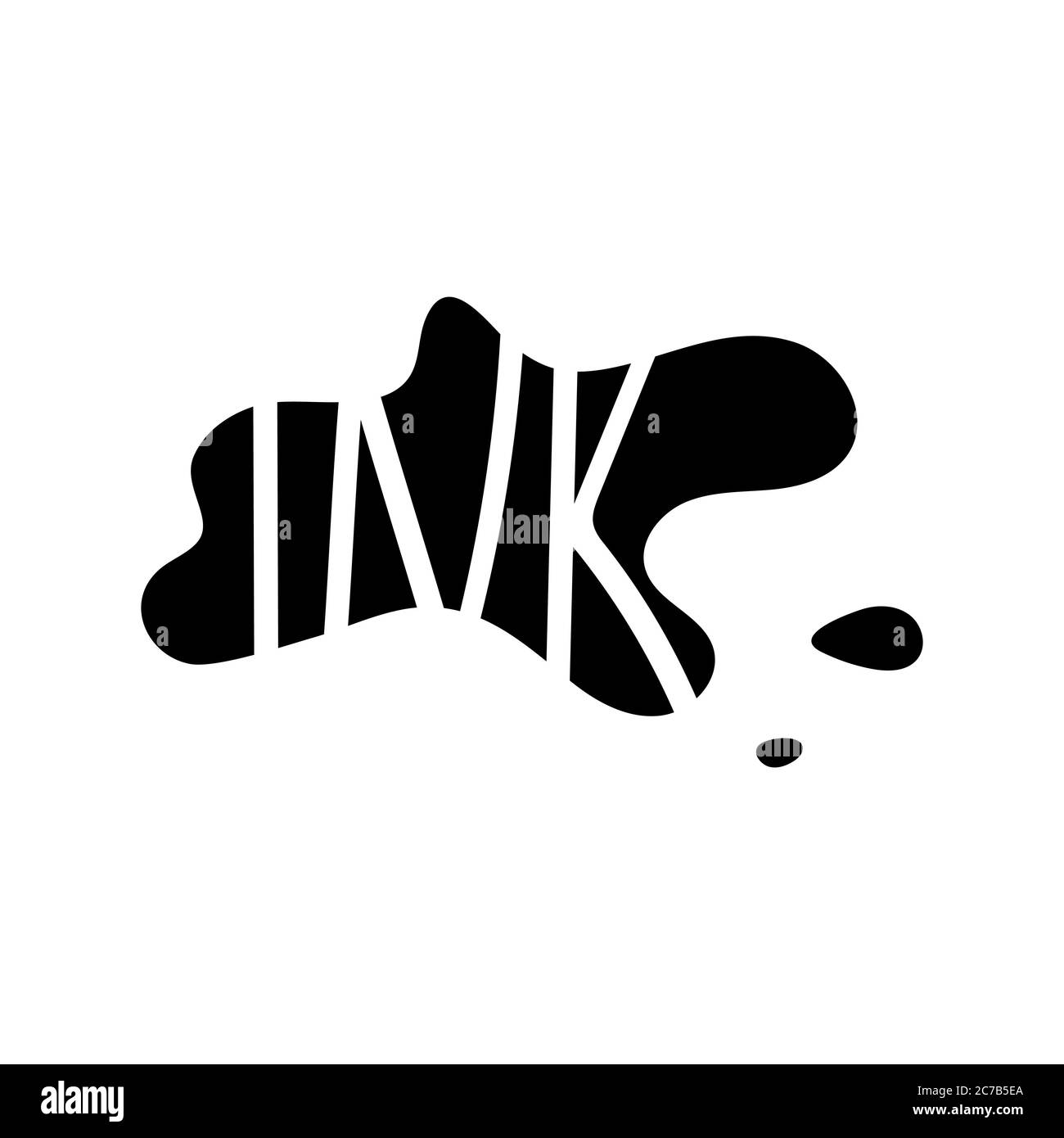 Black splodge Stock Vector Images - Alamy