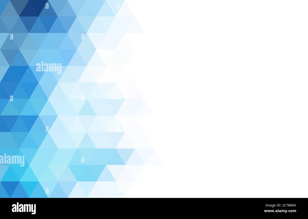 Abstract blue and white background of triangles, vector design ...