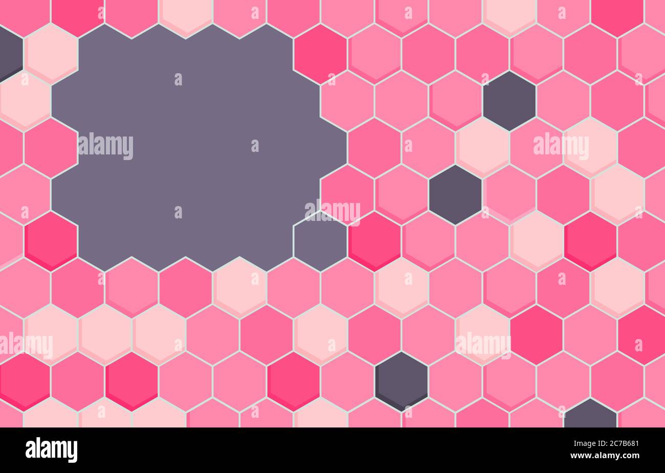 Geometric pink and gray Hexagonal Shapes Background Stock Vector Image ...