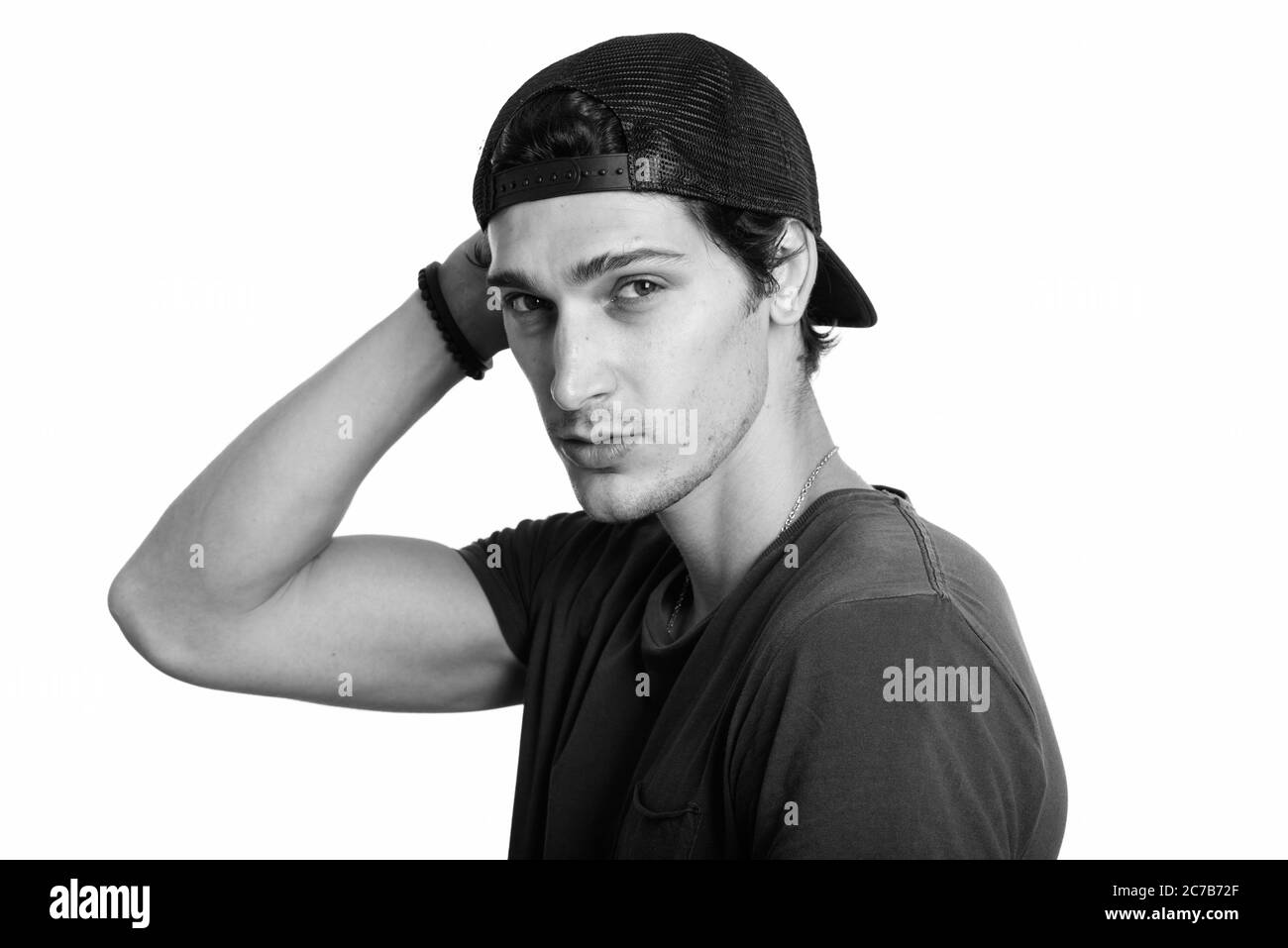 Hand cap Black and White Stock Photos & Images - Alamy