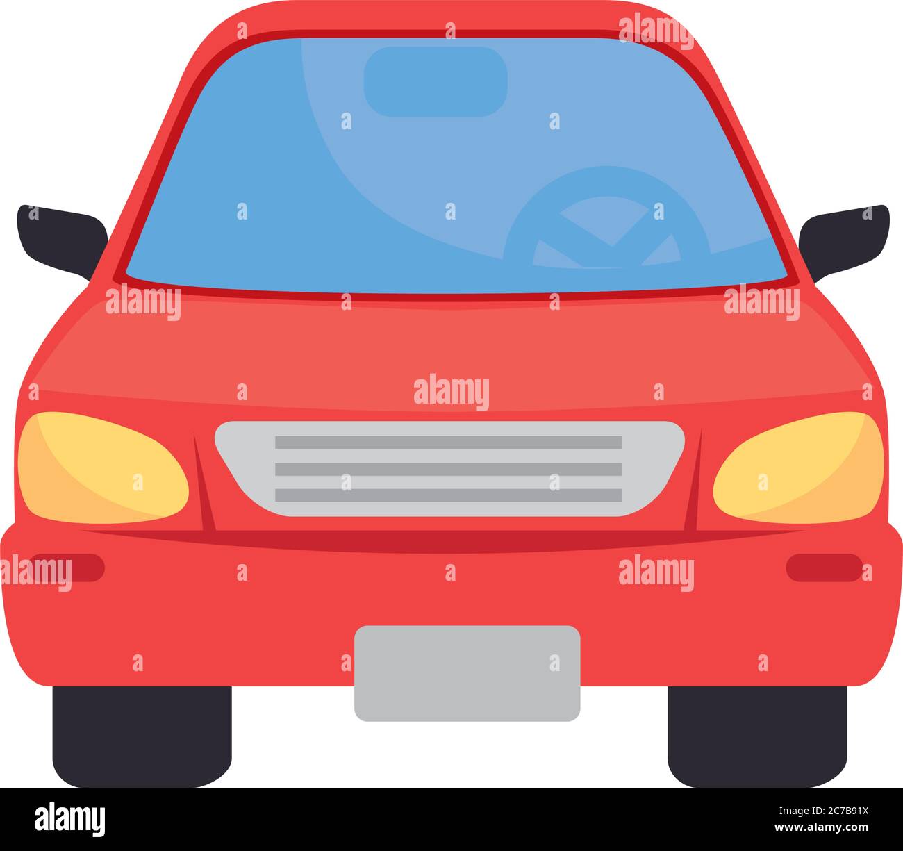 red car vehicle vector design Stock Vector Image & Art - Alamy