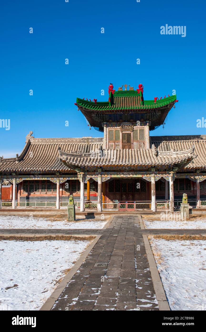 The Winter Palace of the Bogd Khan, built between 1893 and 1906, is ...