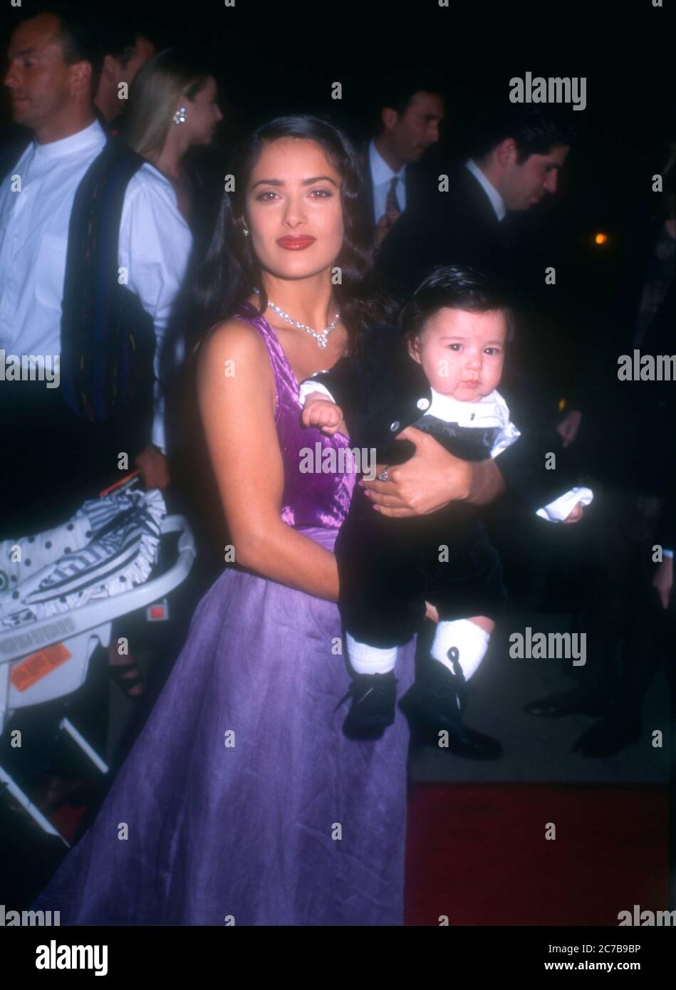 Hollywood, California, USA 17th January 1996 Actress Salma Hayek and ...