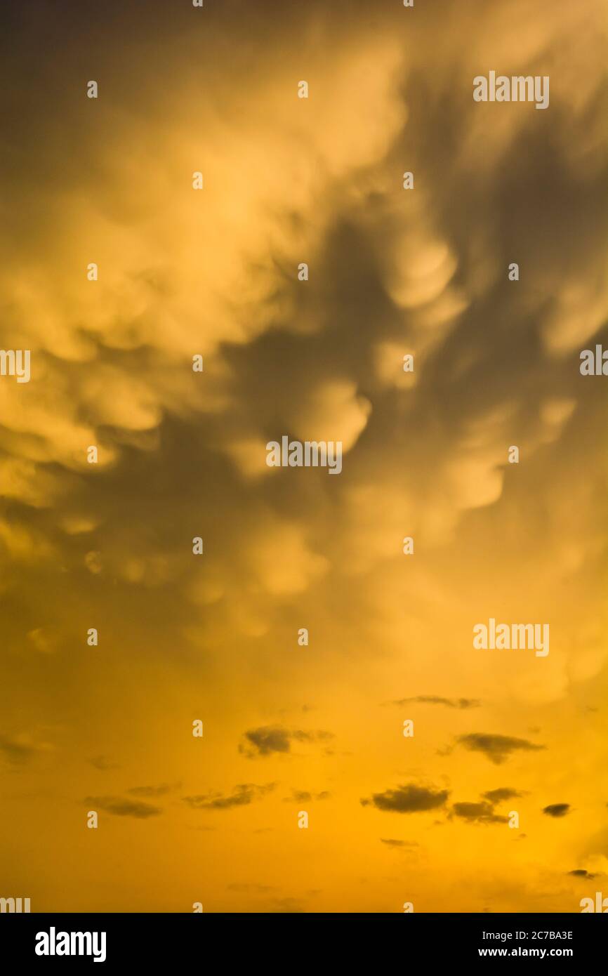 Sunrise with dramatic clouds hi-res stock photography and images - Alamy