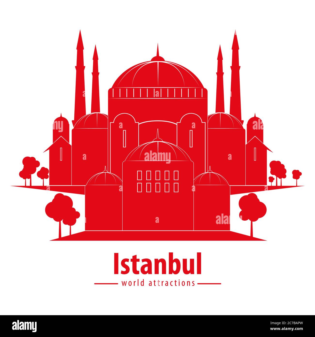 Traditional Tourist Attractions Stock Vector Images - Alamy