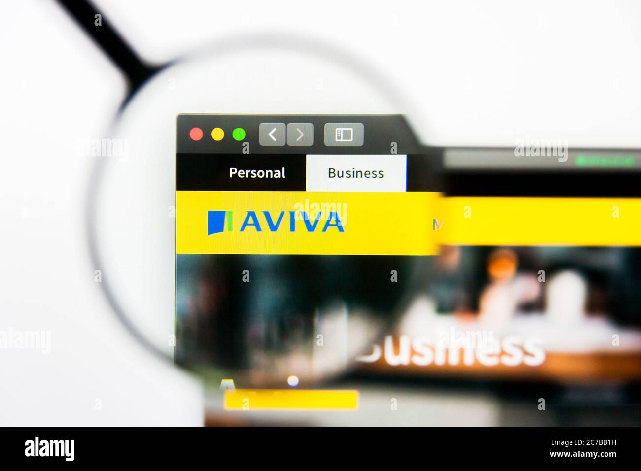 Aviva screen hi-res stock photography and images - Alamy