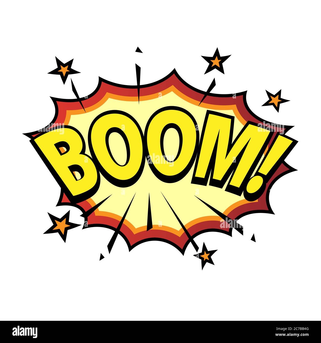 Comic lettering boom. Comic speech bubble with emotional text Boom ...