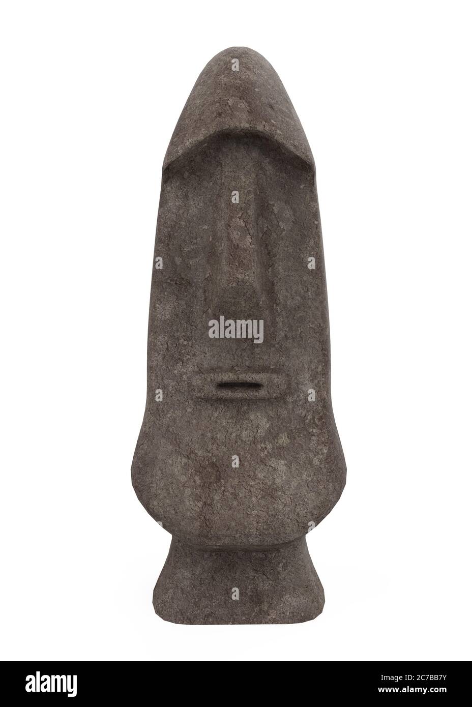 Moia Statue Isolated Stock Photo - Alamy