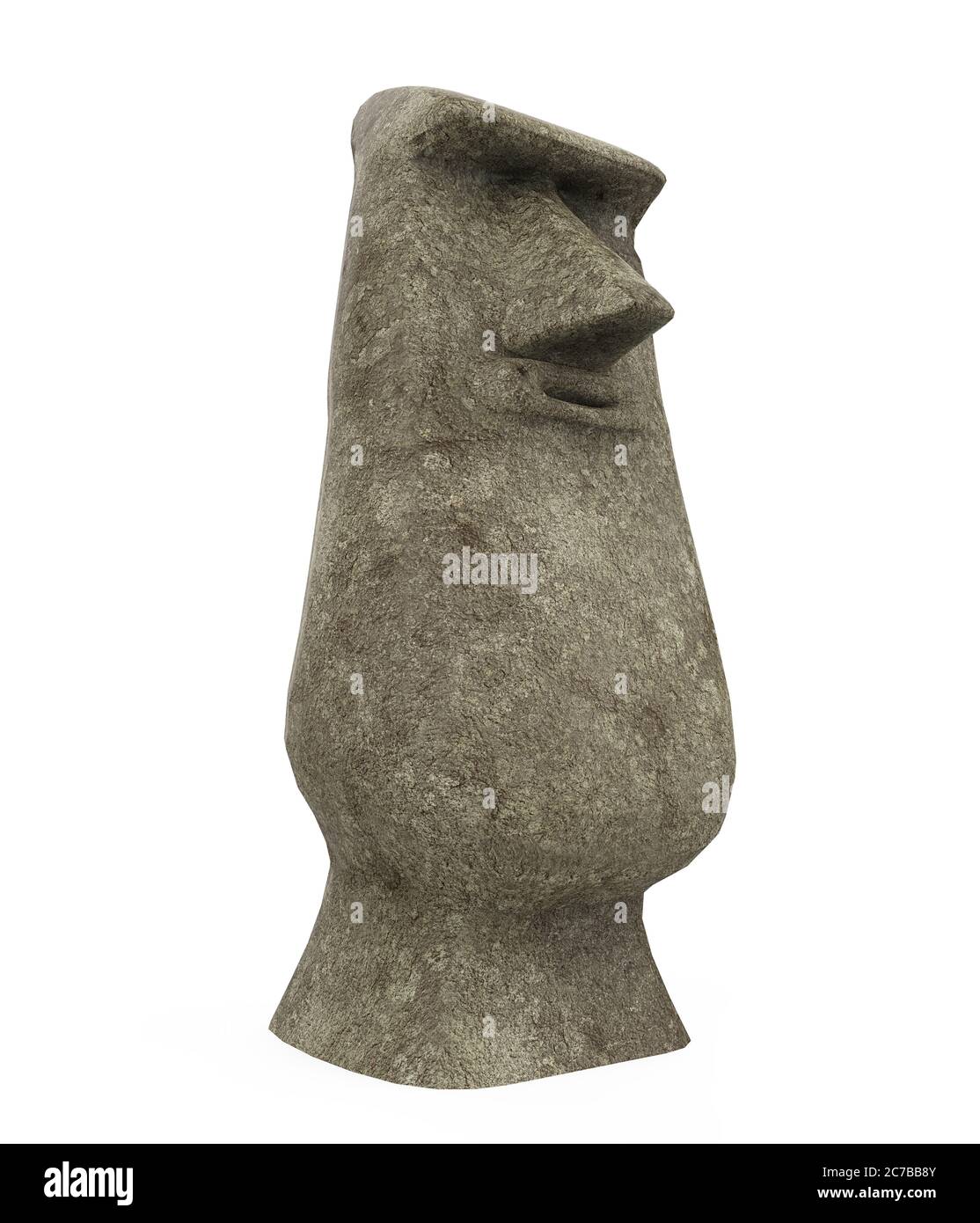 Moia Statue Isolated Stock Photo - Alamy