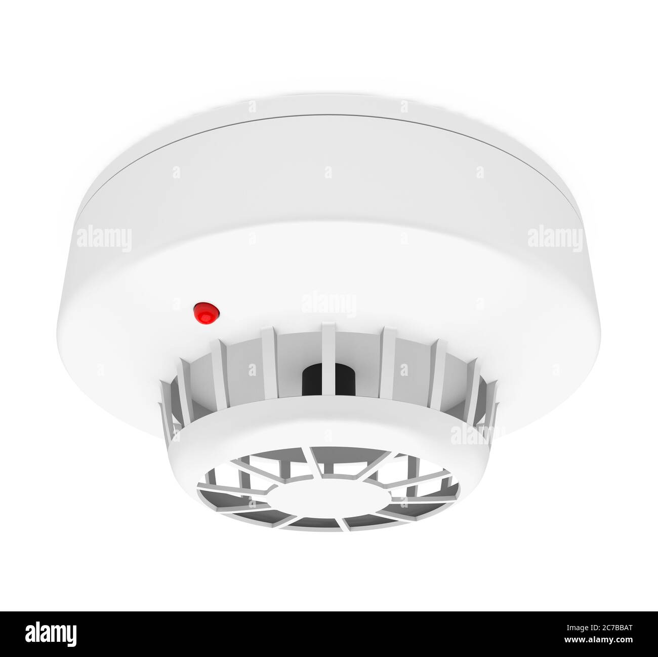 Smoke Detector Isolated Stock Photo - Alamy