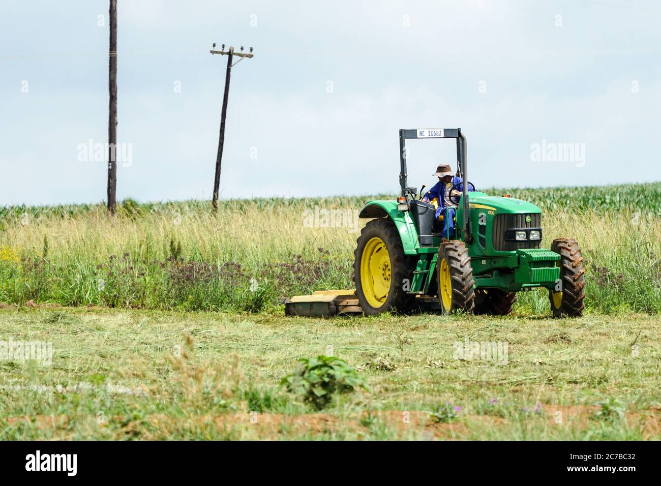 Farm Land With Tractor