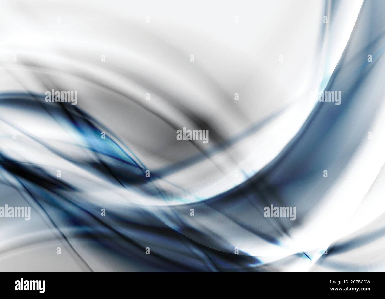 Blue and grey abstract tech futuristic wavy background. Vector design ...