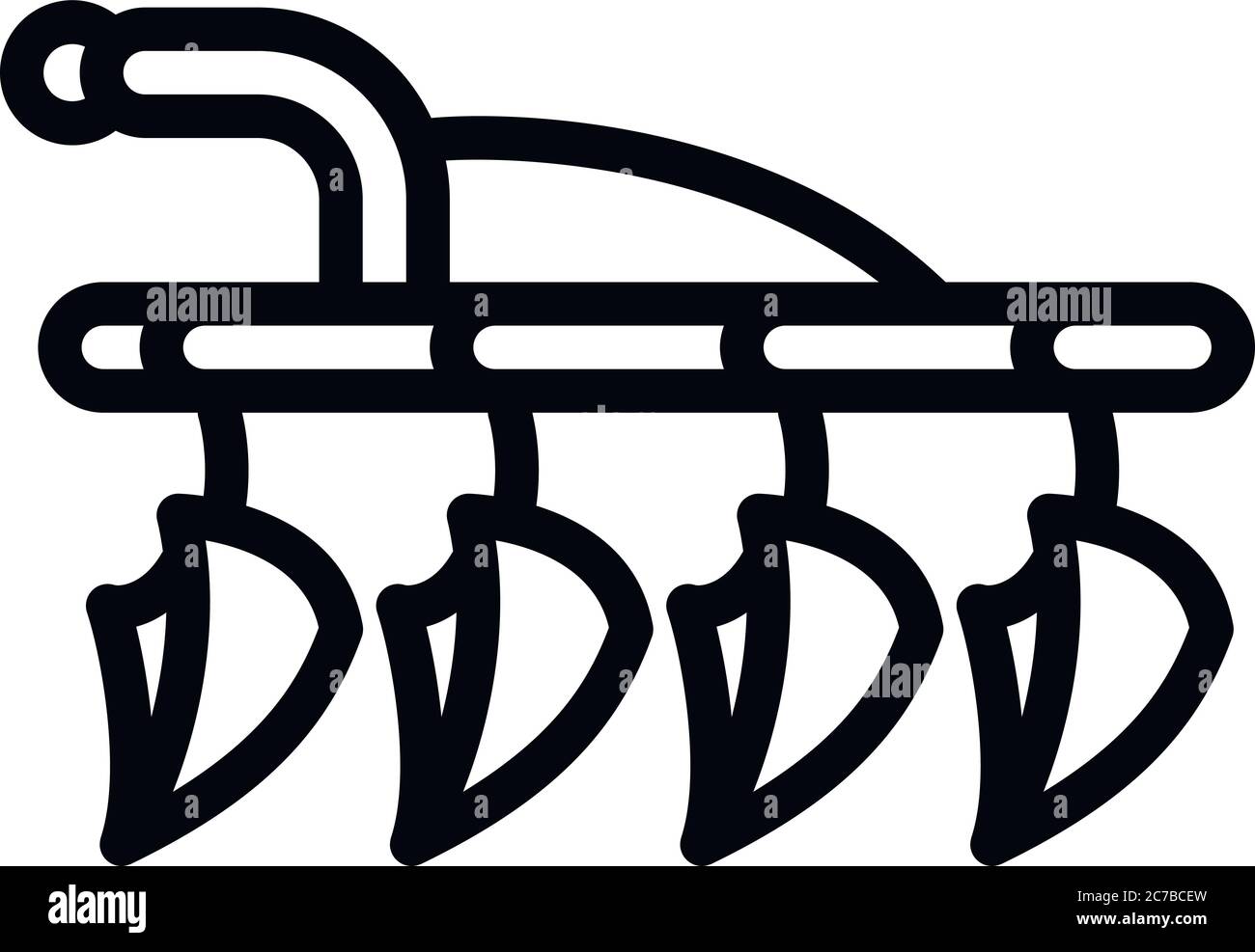 Classic plough Stock Vector Images - Alamy