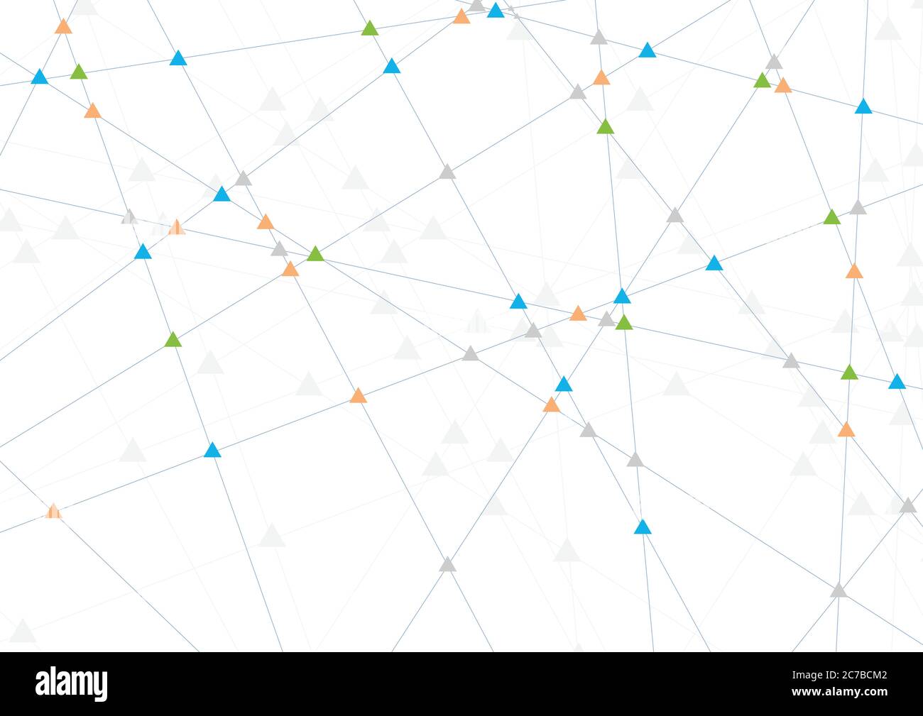 Abstract tech futuristic connection polygonal background. Vector design ...