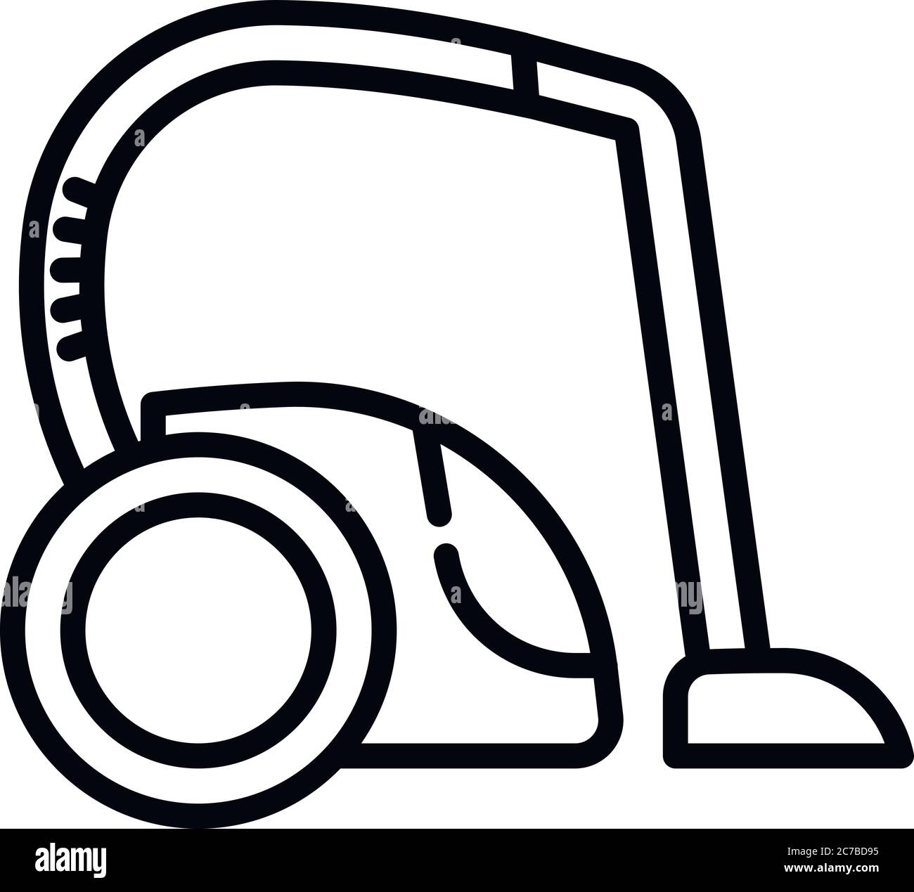 Electric vacuum cleaner icon. Outline electric vacuum cleaner vector ...