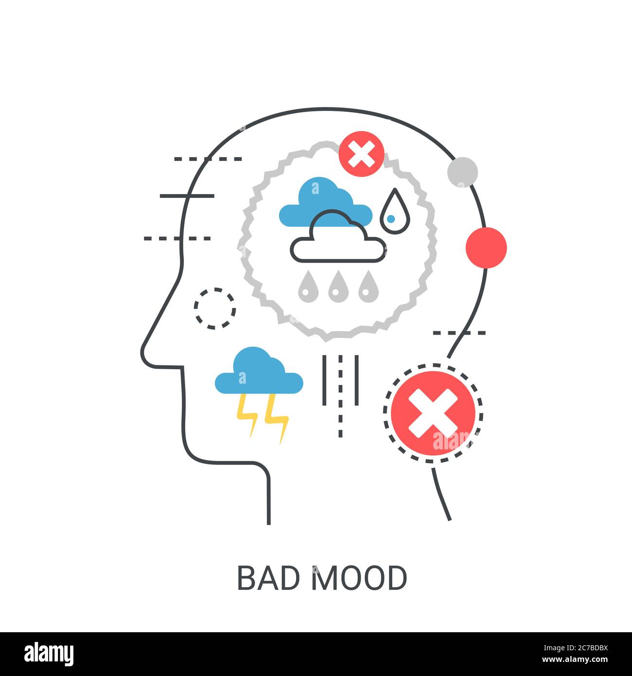 Concept of emotion Stock Vector Images - Alamy