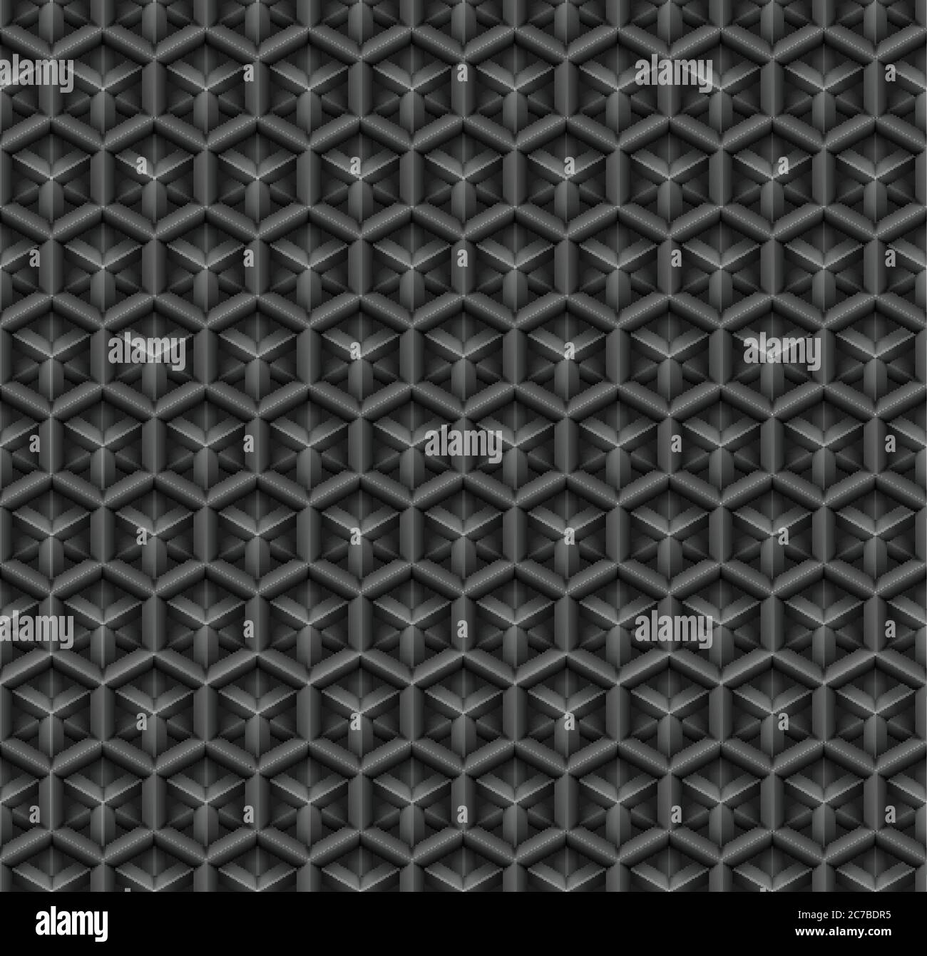 3d industrial black diamond seamless pattern vector background Stock ...