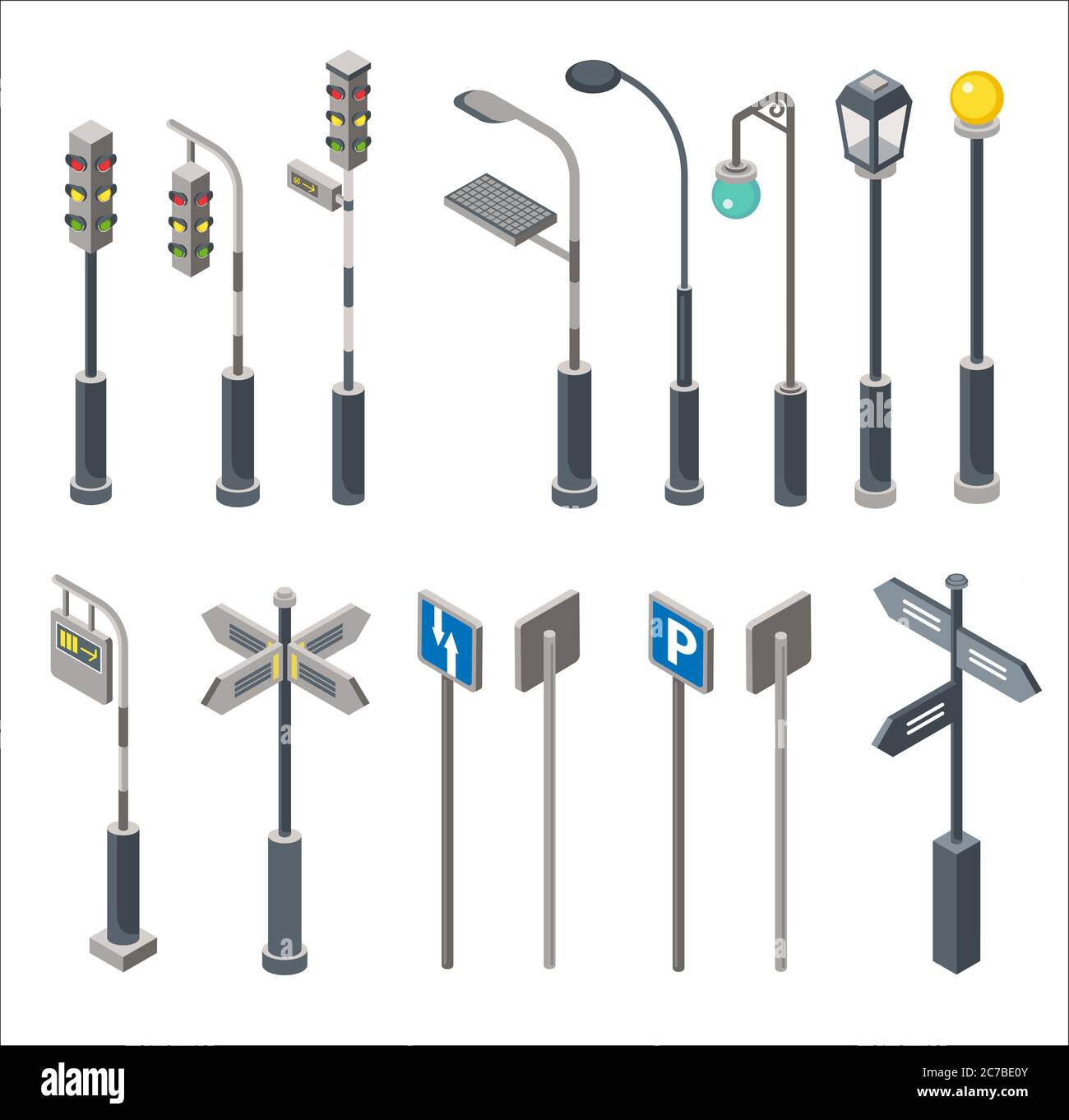 Isometric stop sign hi-res stock photography and images - Alamy