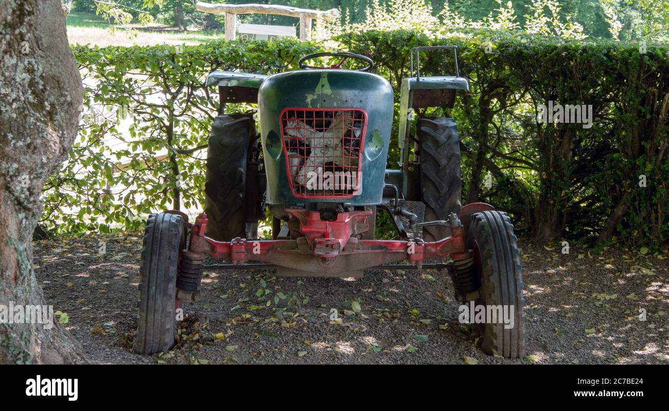 Tractor steering wheel hi-res stock photography and images - Alamy