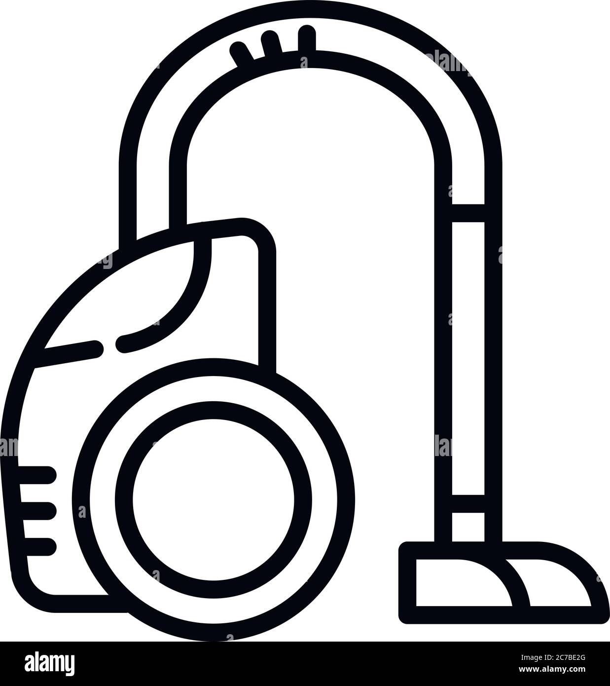 Vacuum cleaner icon. Outline vacuum cleaner vector icon for web design ...