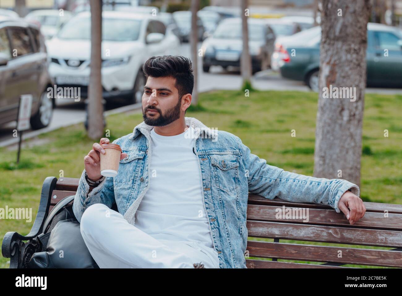 Bearded indian man hi-res stock photography and images - Alamy