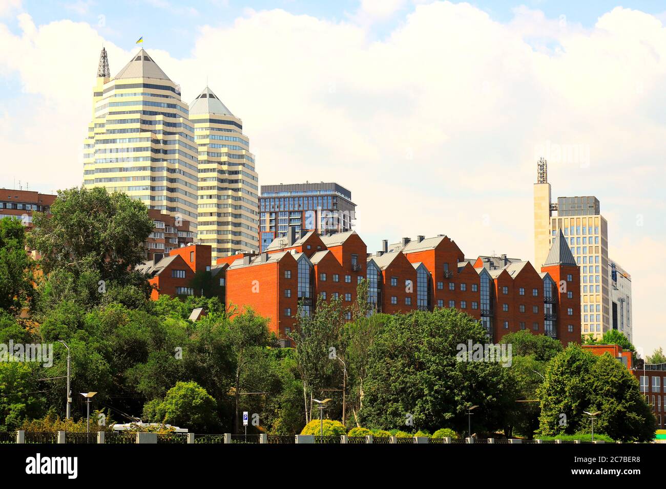 Big red brick buildings hi-res stock photography and images - Alamy