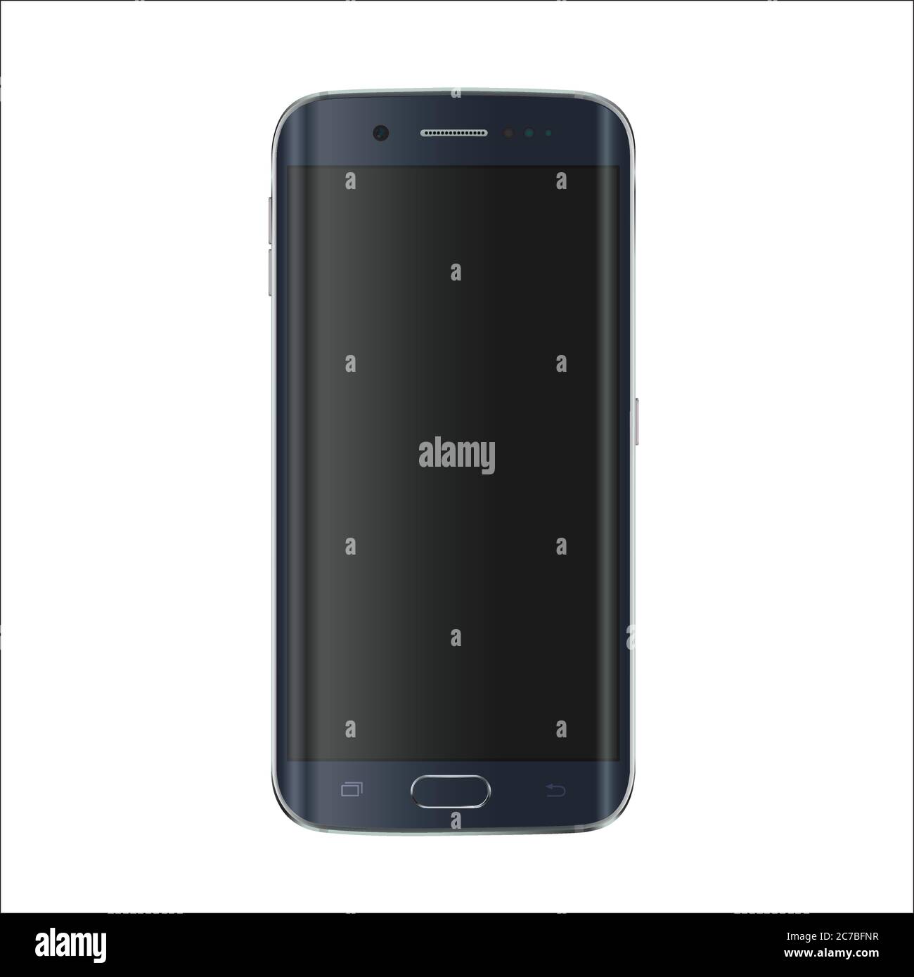 Button blank Stock Vector Images - Alamy