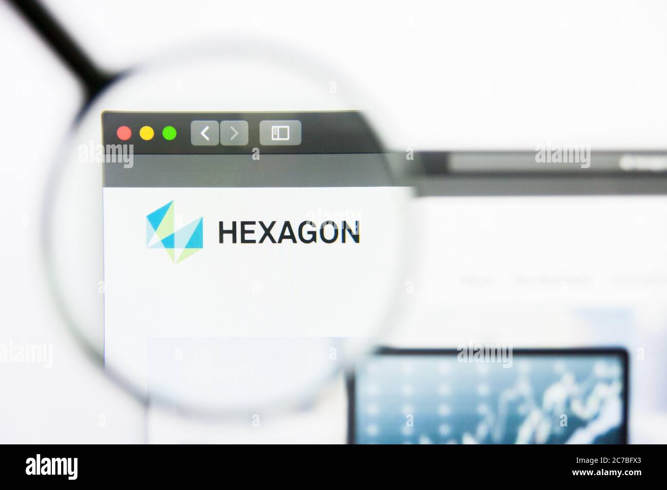 Hexagon logo hi-res stock photography and images - Alamy