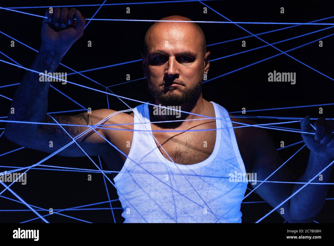 Man bald fear hi-res stock photography and images - Alamy