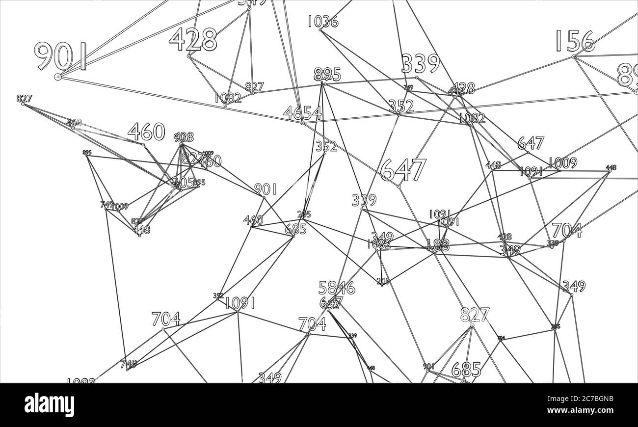 Abstract word cloud Outline Stock Photo - Alamy