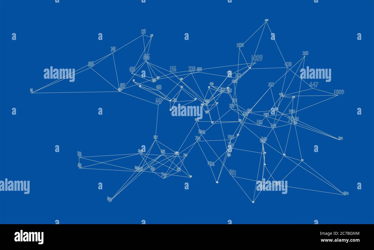 Abstract word cloud Outline Stock Photo - Alamy