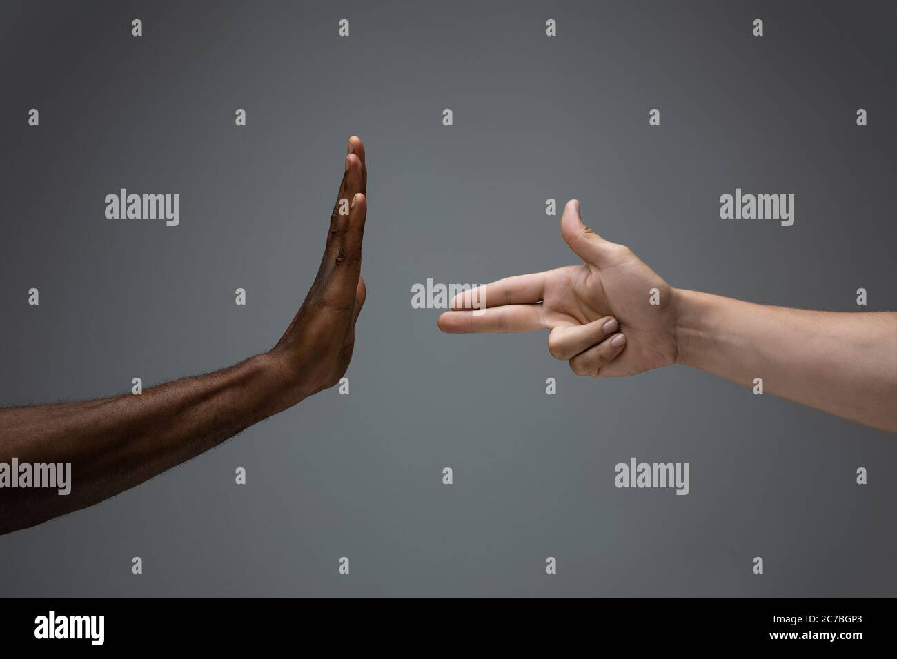 Stop shaming. Racial tolerance. Respect social unity. African and ...