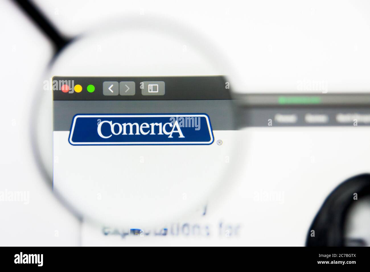 Comerica logo hi-res stock photography and images - Alamy