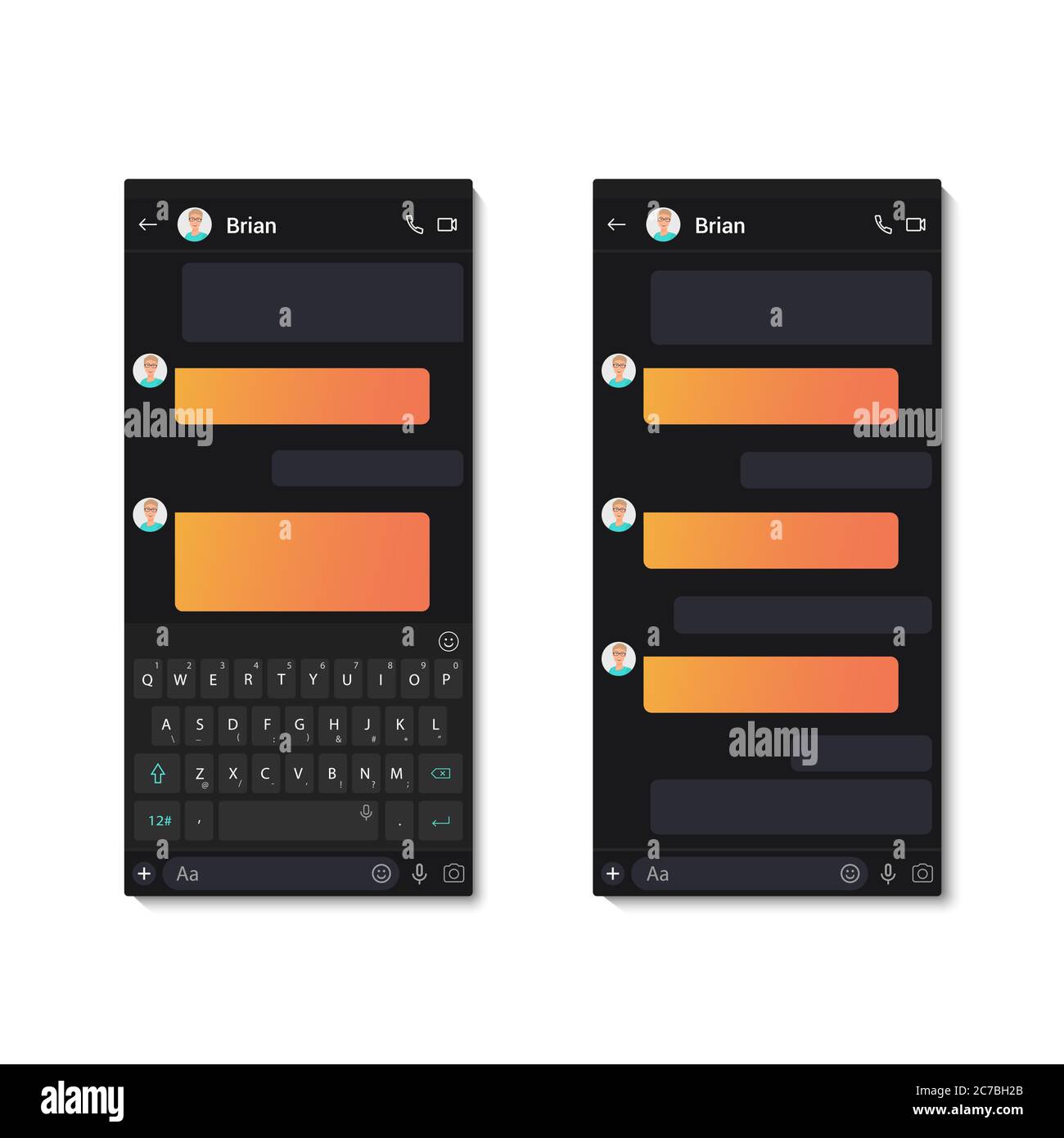 App template Stock Vector Images - Alamy