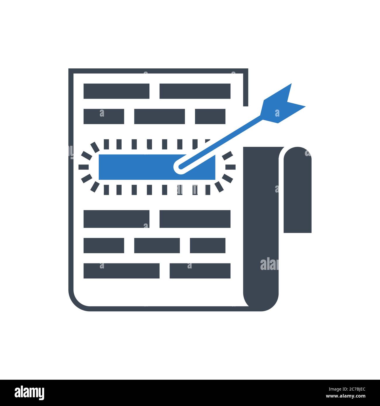 Target Keywords Vector Glyph Icon Stock Vector Image & Art - Alamy
