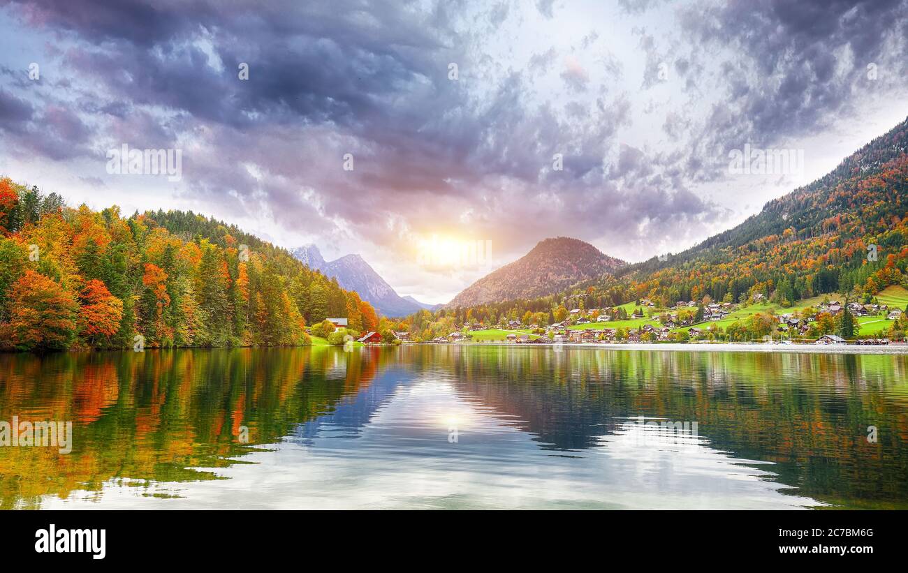 Fishing at lake grundlsee hi-res stock photography and images - Alamy