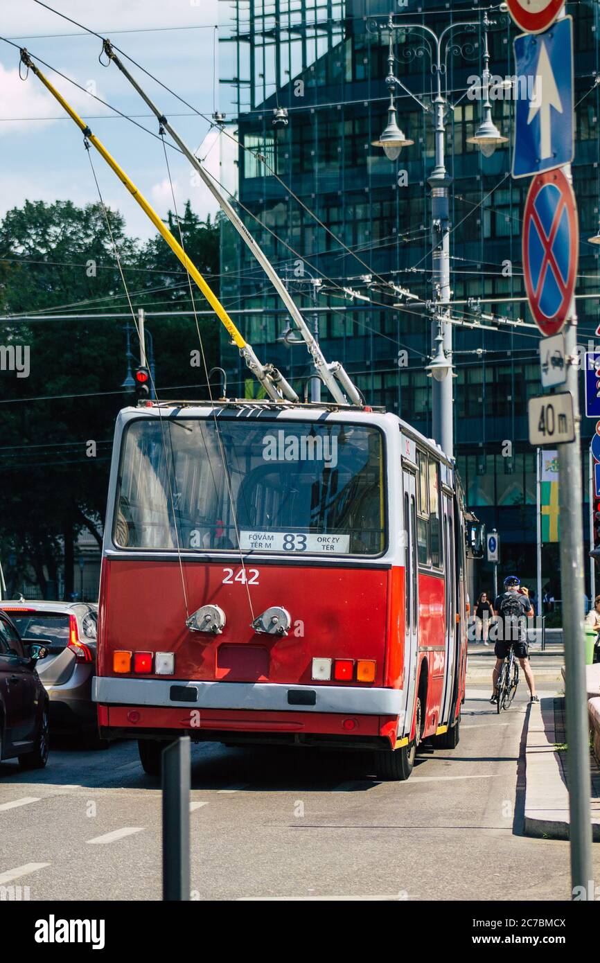 Budapest trolleybus hi-res stock photography and images - Alamy