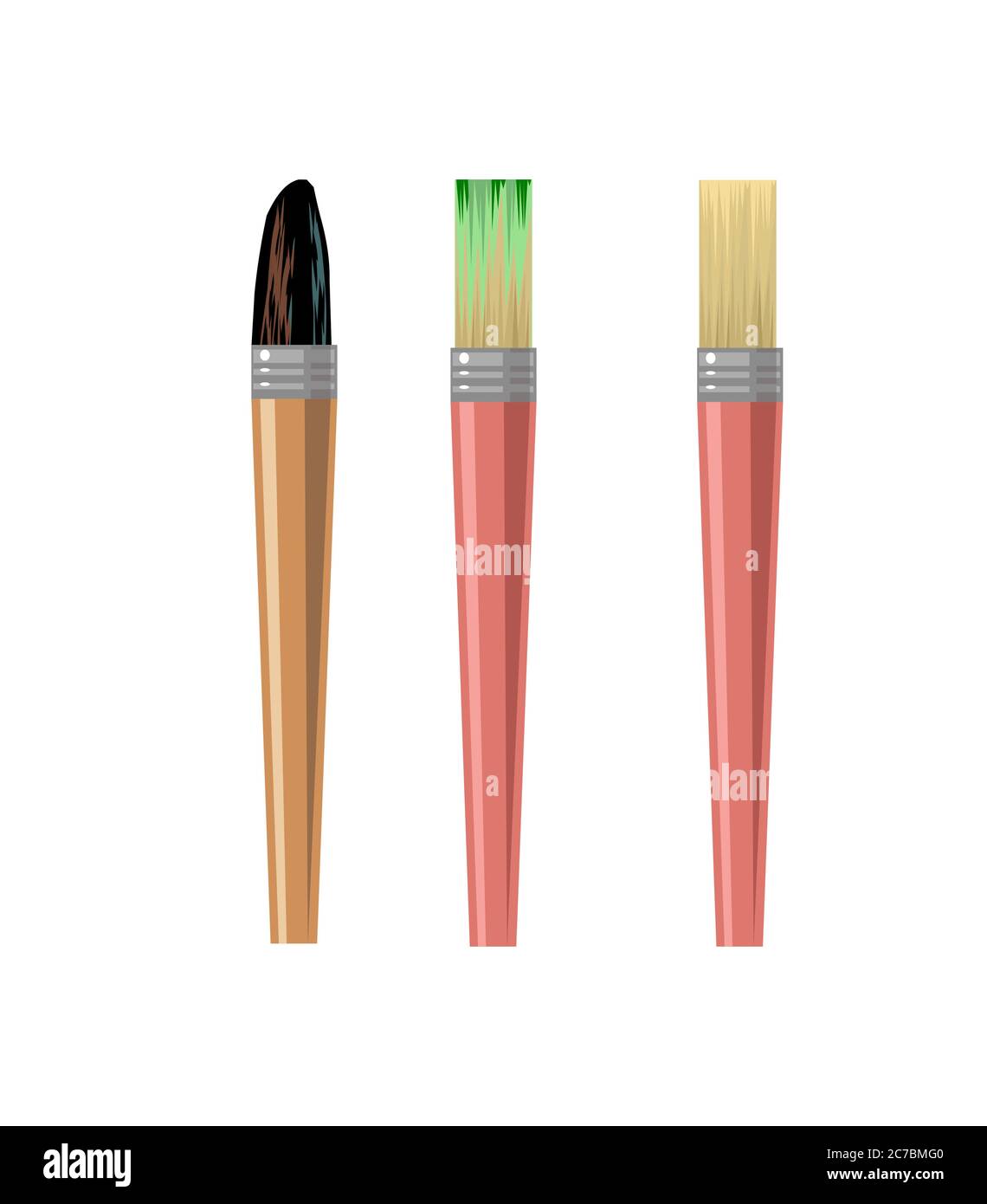 Applying wood glue Stock Vector Images - Alamy