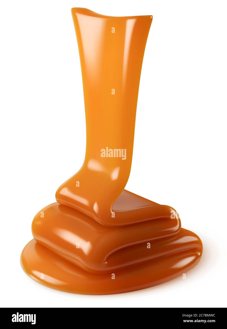 Realistic vector illustration melted Stock Vector Images - Alamy