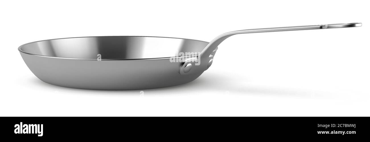 Vector frying pan on white background Stock Vector Image & Art - Alamy