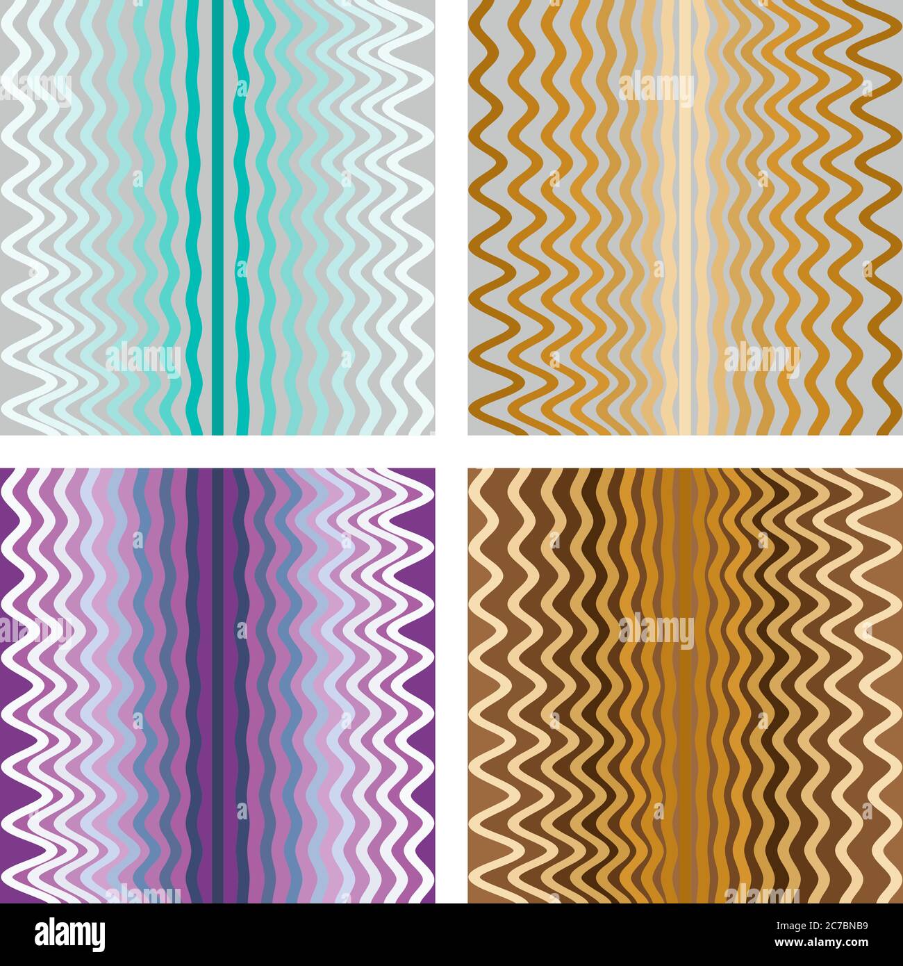 Vector set with rhythmic lines backgrounds Stock Vector Image & Art - Alamy