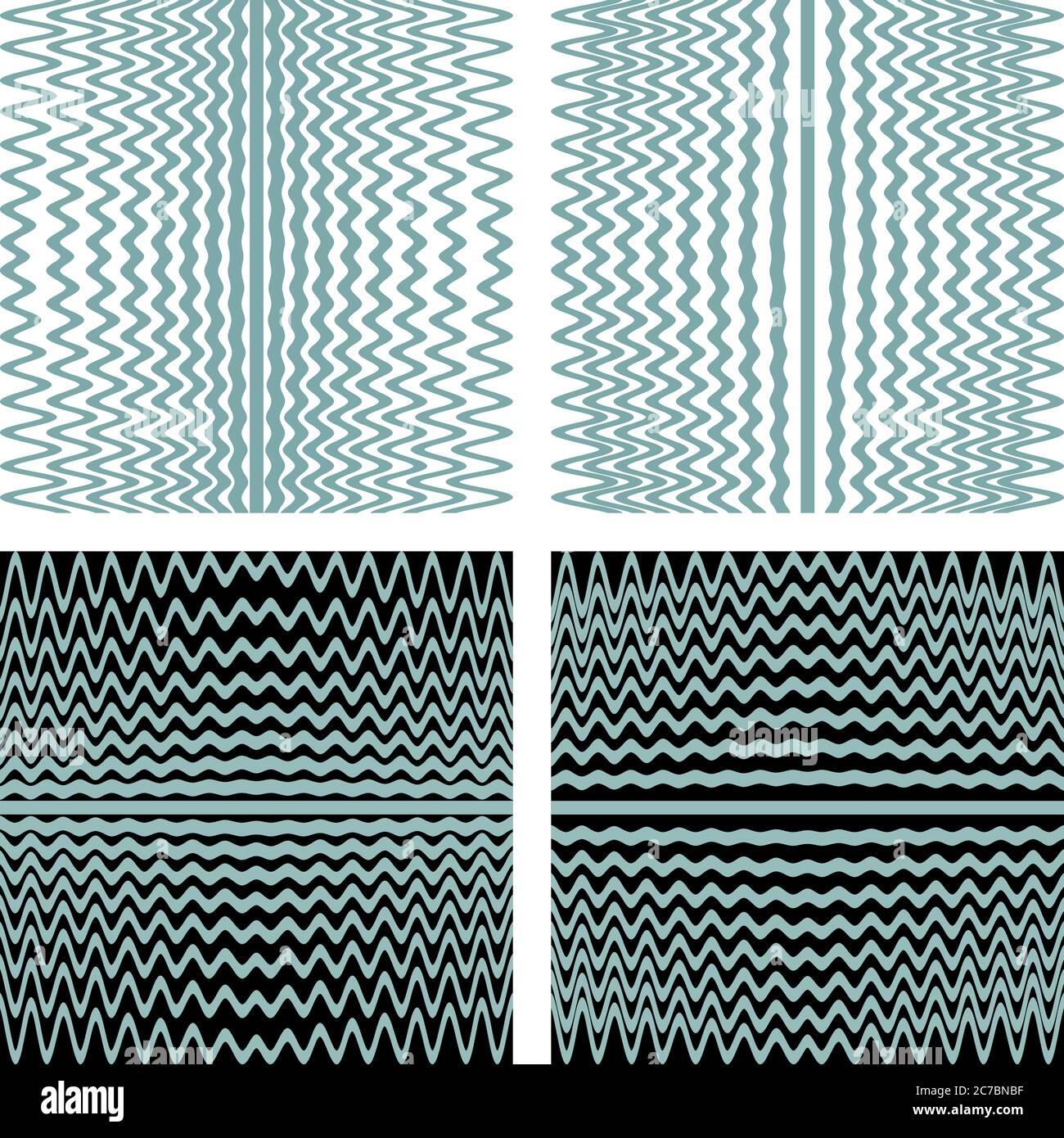 Vector set with rhythmic lines backgrounds Stock Vector Image & Art - Alamy