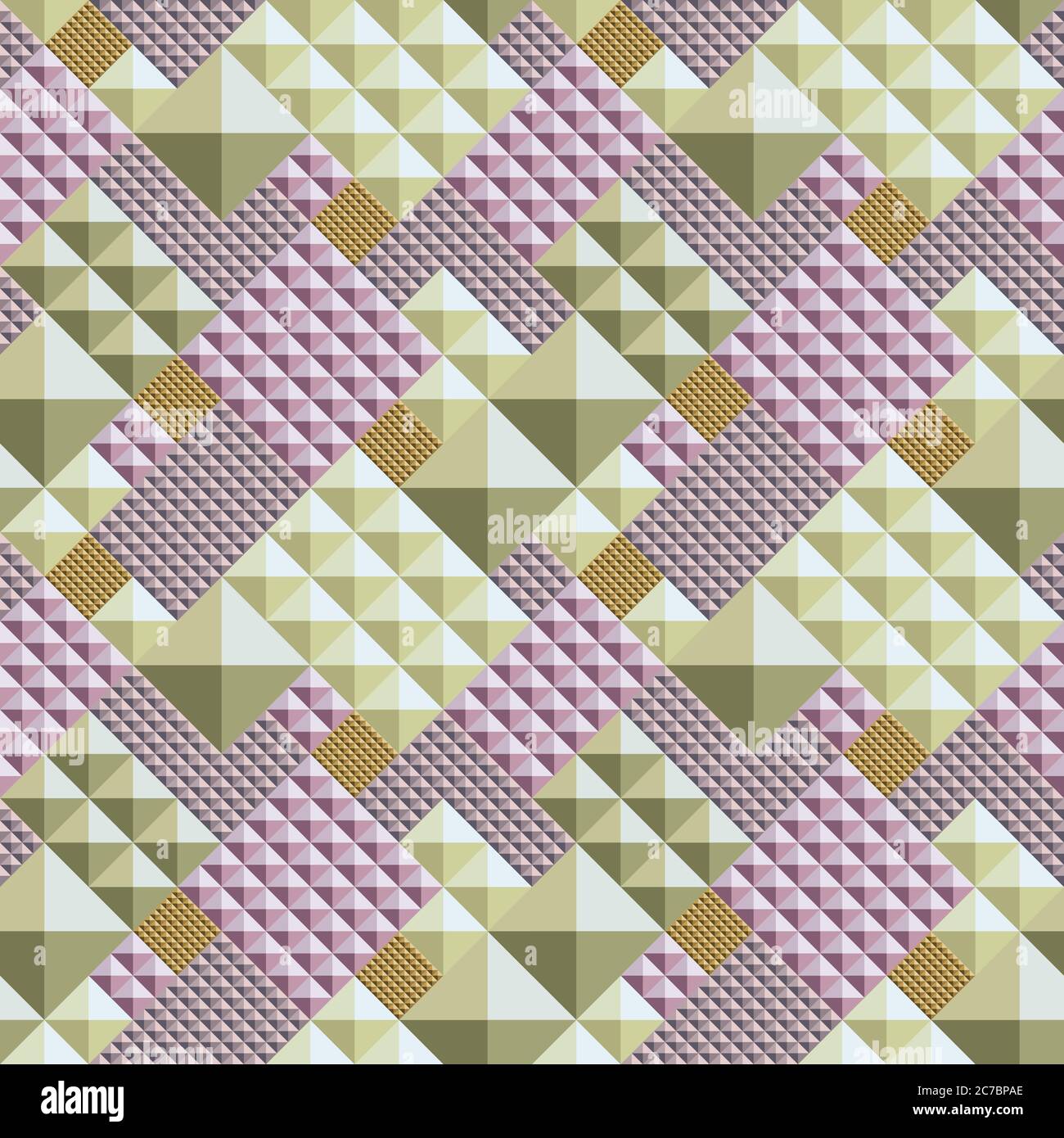 Vector triangle convex abstract Seamless pattern Stock Vector Image ...