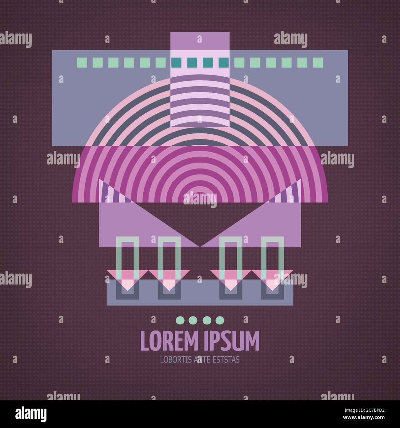 Abstract geometric modern symmetric design Stock Vector Image & Art - Alamy