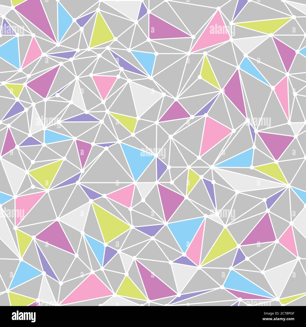Geometric low poly triangle seamless pattern Stock Vector Image & Art ...