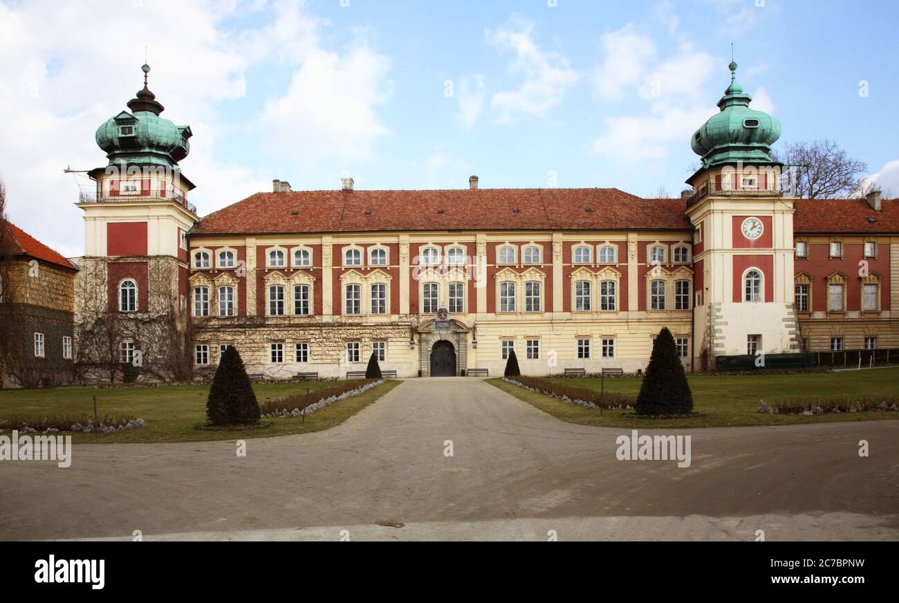 Castle of Lubomirski in Lancut. Poland Stock Photo - Alamy