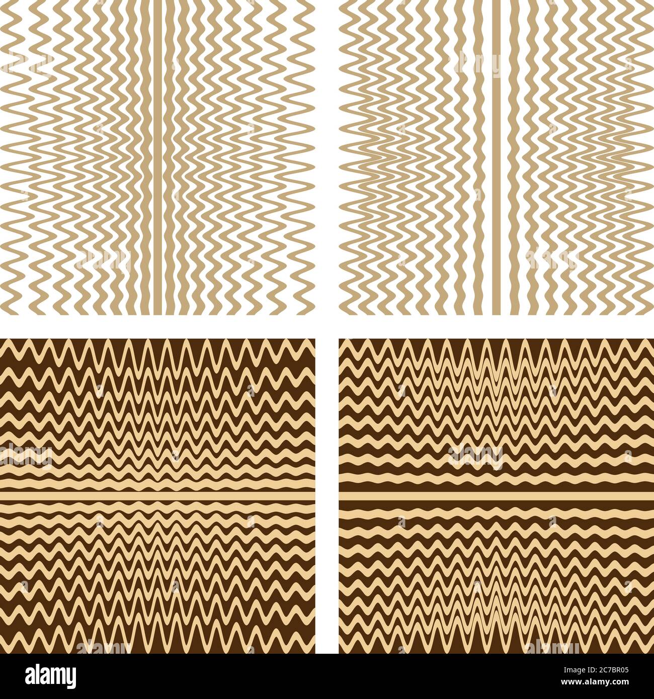 Vector set with rhythmic lines backgrounds Stock Vector Image & Art - Alamy