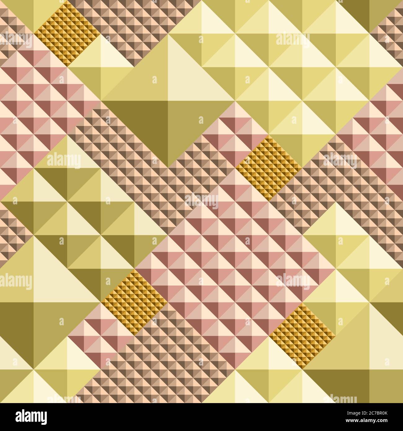 Vector triangle convex abstract Seamless pattern Stock Vector Image ...