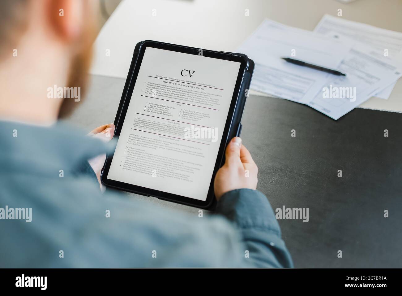 Curriculum tablet hi-res stock photography and images - Alamy